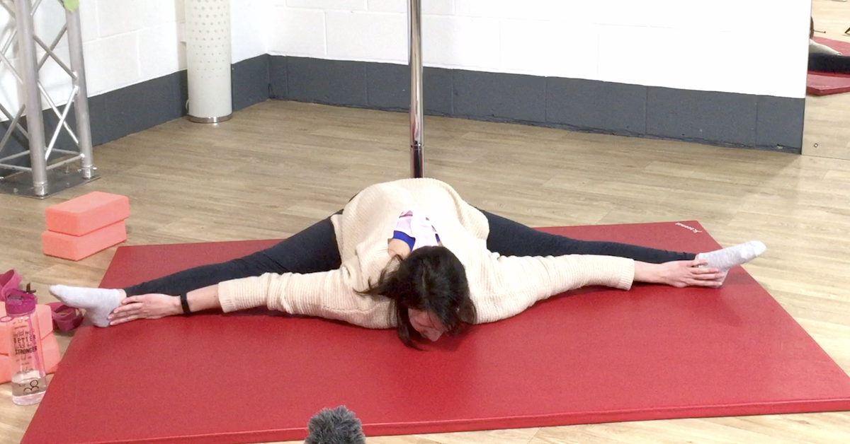 Live Flexibility Session (Replay) - Pole Dance Fitness Classes in Norwich